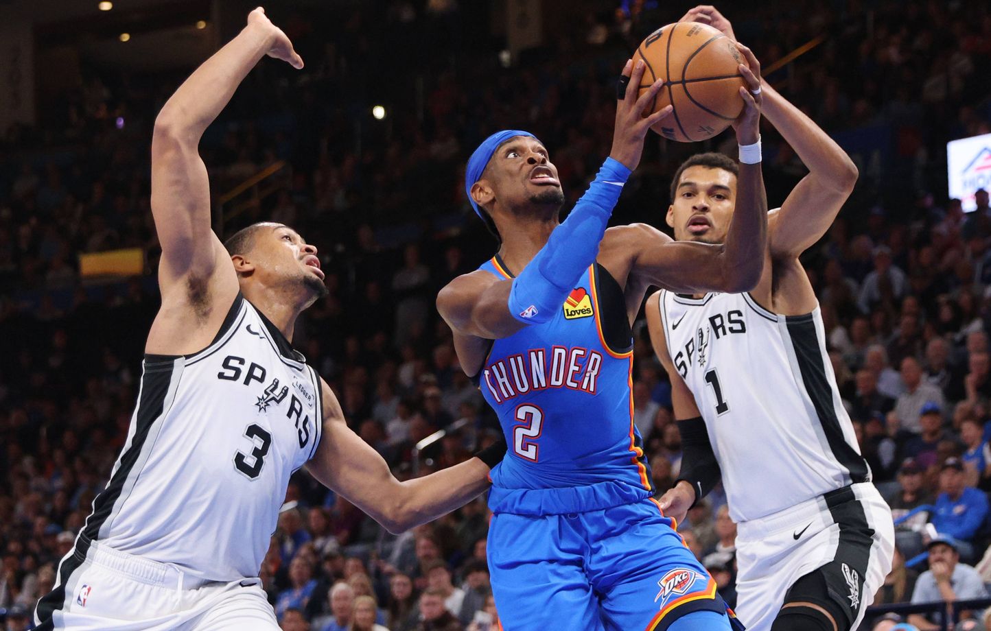 NBA : Thunder bat Spurs, Gilgeous-Alexander surclasse Wembanyama ...
